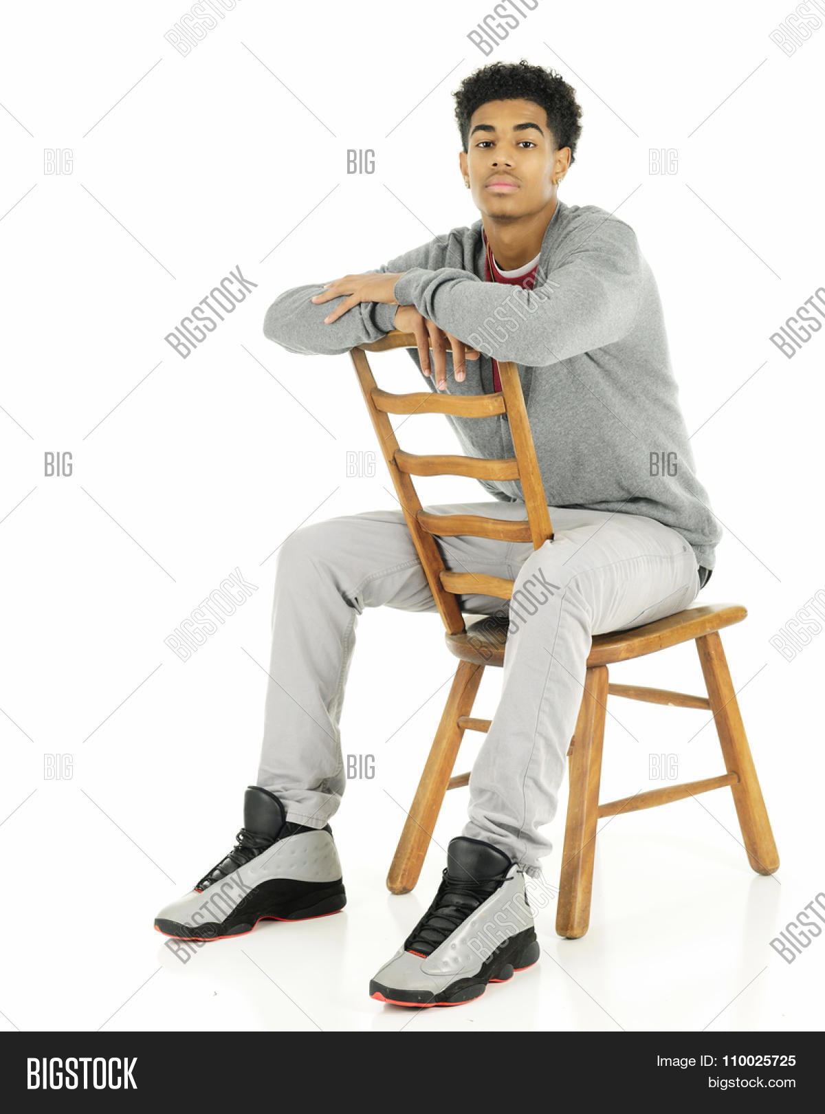 Sitting On Chair Backwards