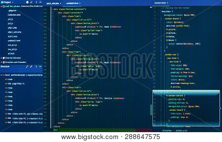 Splitting Html Css Image Photo Free Trial Bigstock