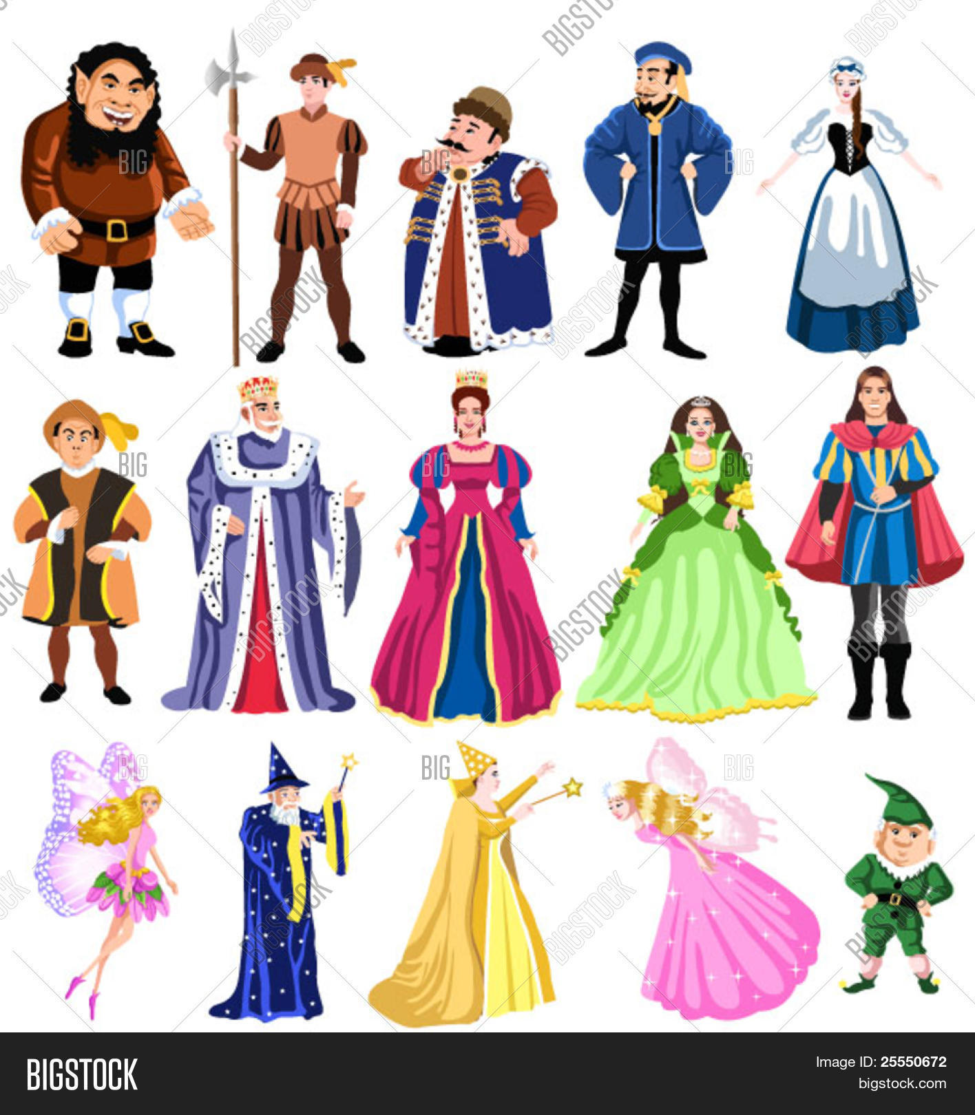 Vector y foto Personajes De Cuentos De Hadas | Bigstock