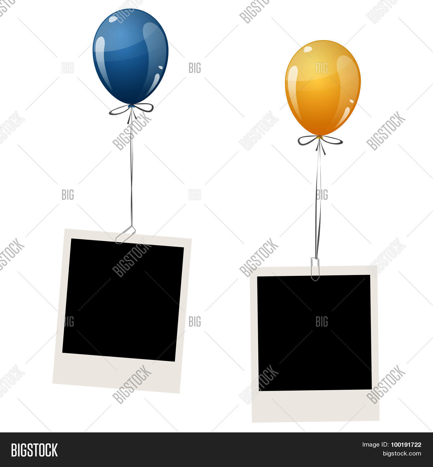 Old Photos Balloons Vector & Photo (Free Trial) | Bigstock