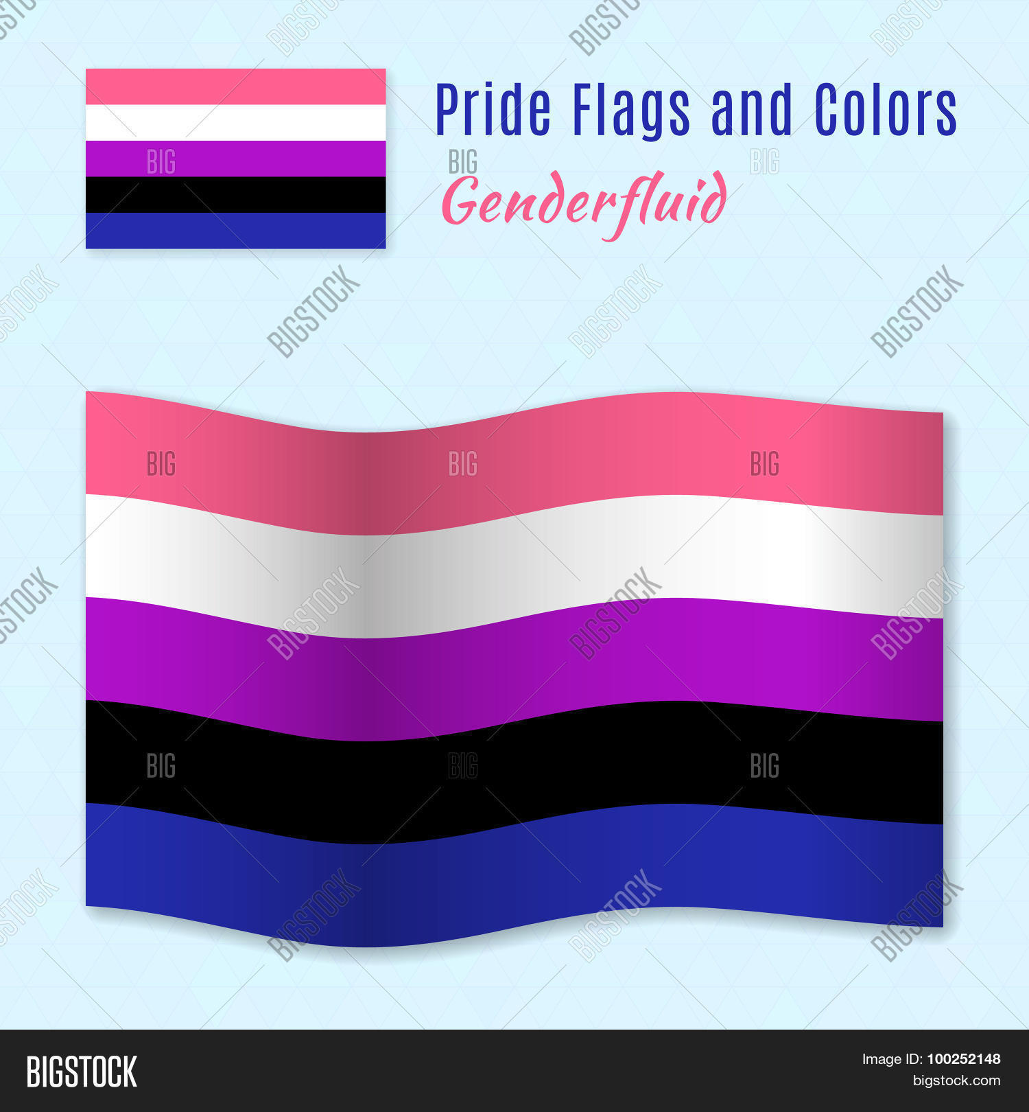 Genderfluid Pride Vector & Photo (Free Trial) | Bigstock