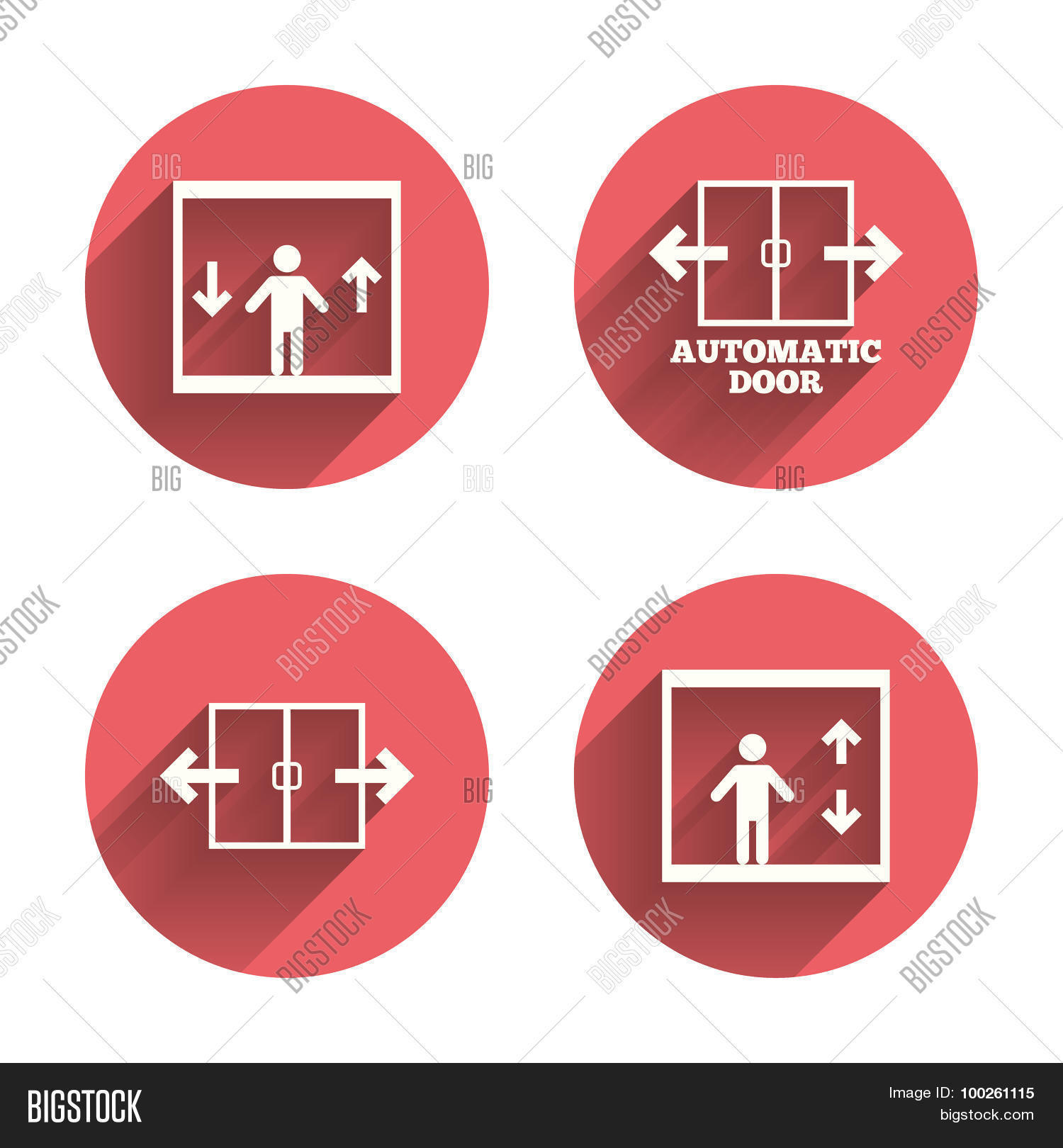 Automatic Door Icons Vector & Photo (Free Trial) | Bigstock