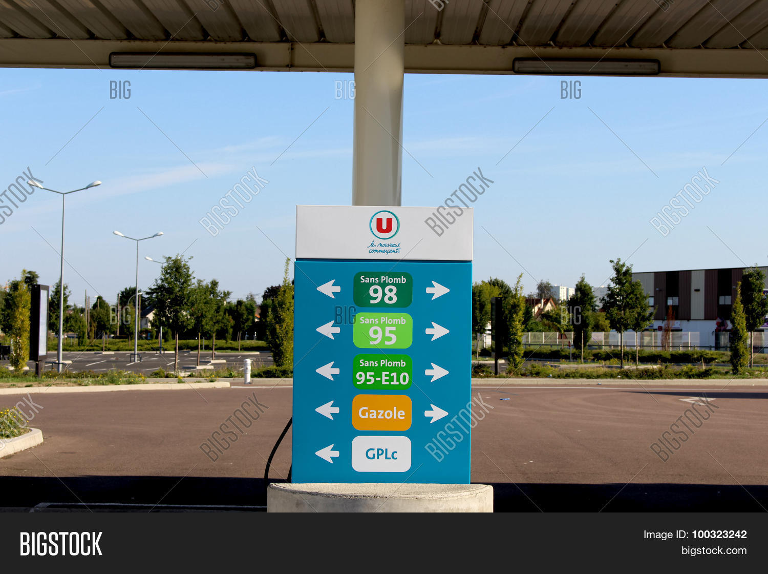 Gas Station Super U Image & Photo (Free Trial) | Bigstock