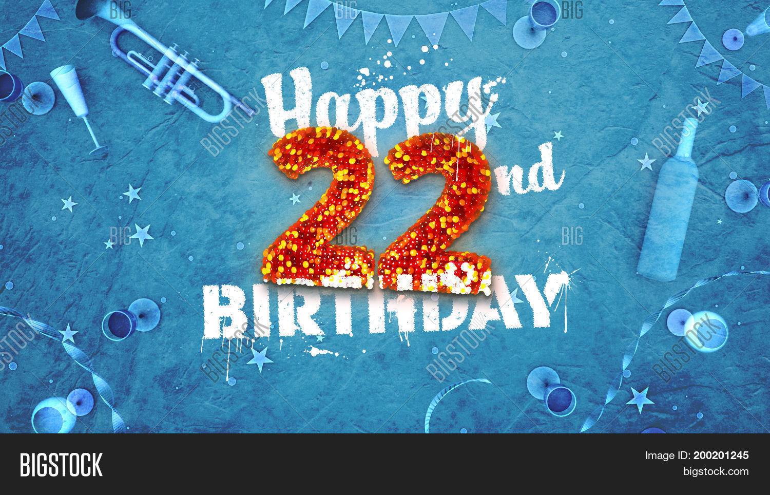 Happy 22Nd Birthday Image & Photo (Free Trial) | Bigstock