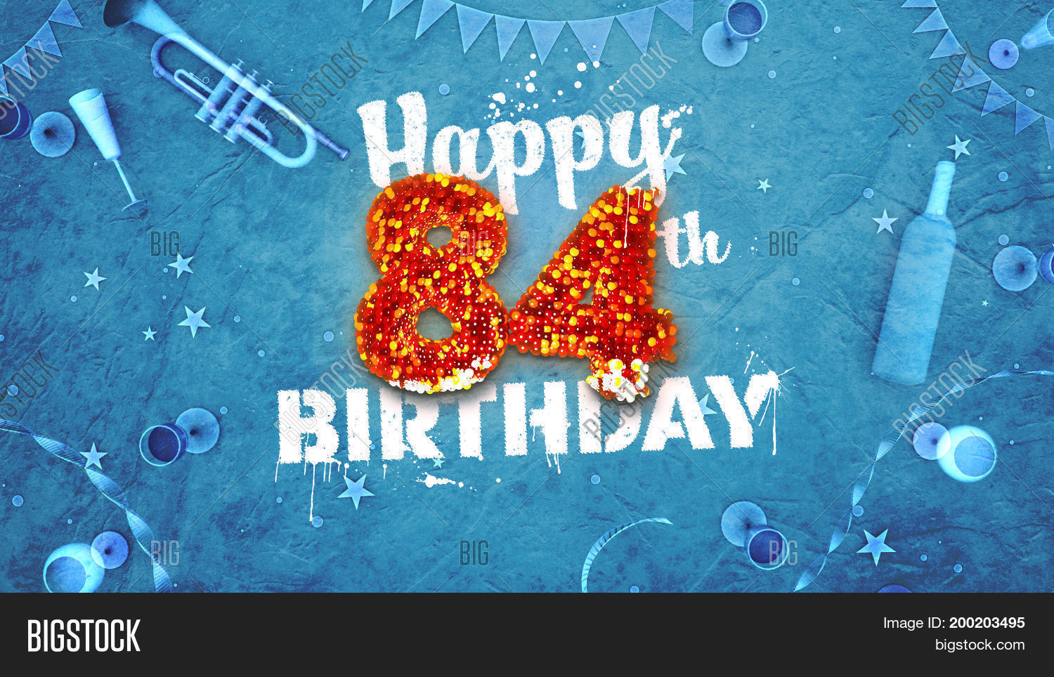 Happy 84Th Birthday Image & Photo (Free Trial) | Bigstock