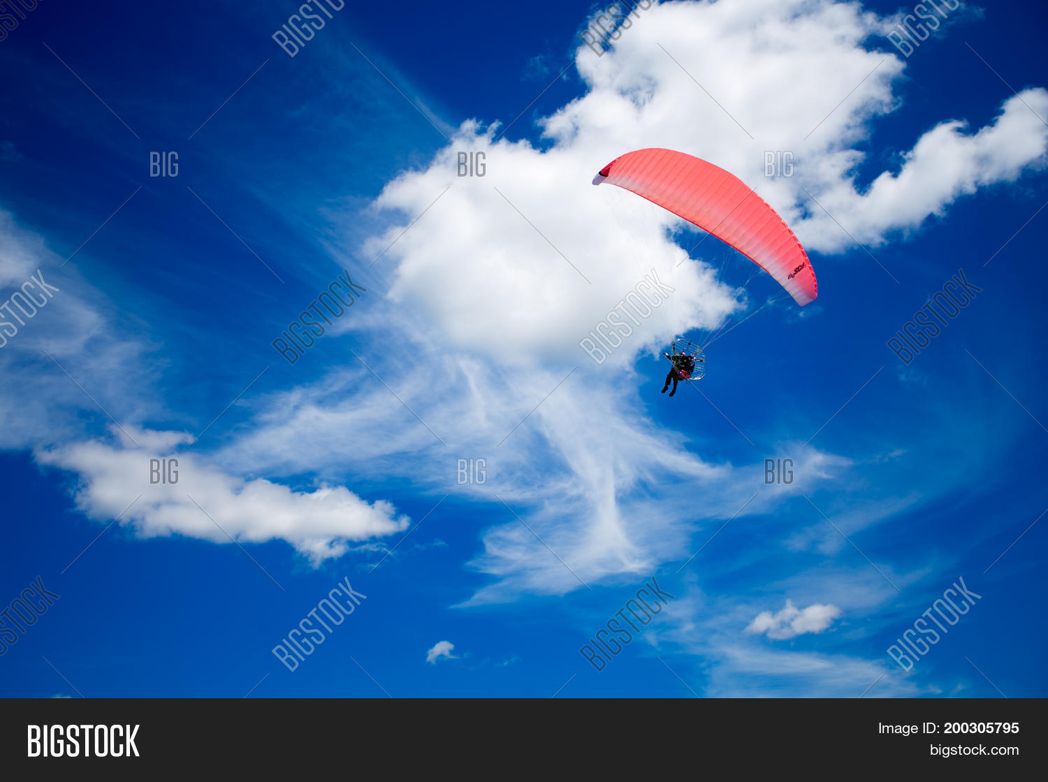 Red Paraplane Image & Photo (Free Trial) | Bigstock