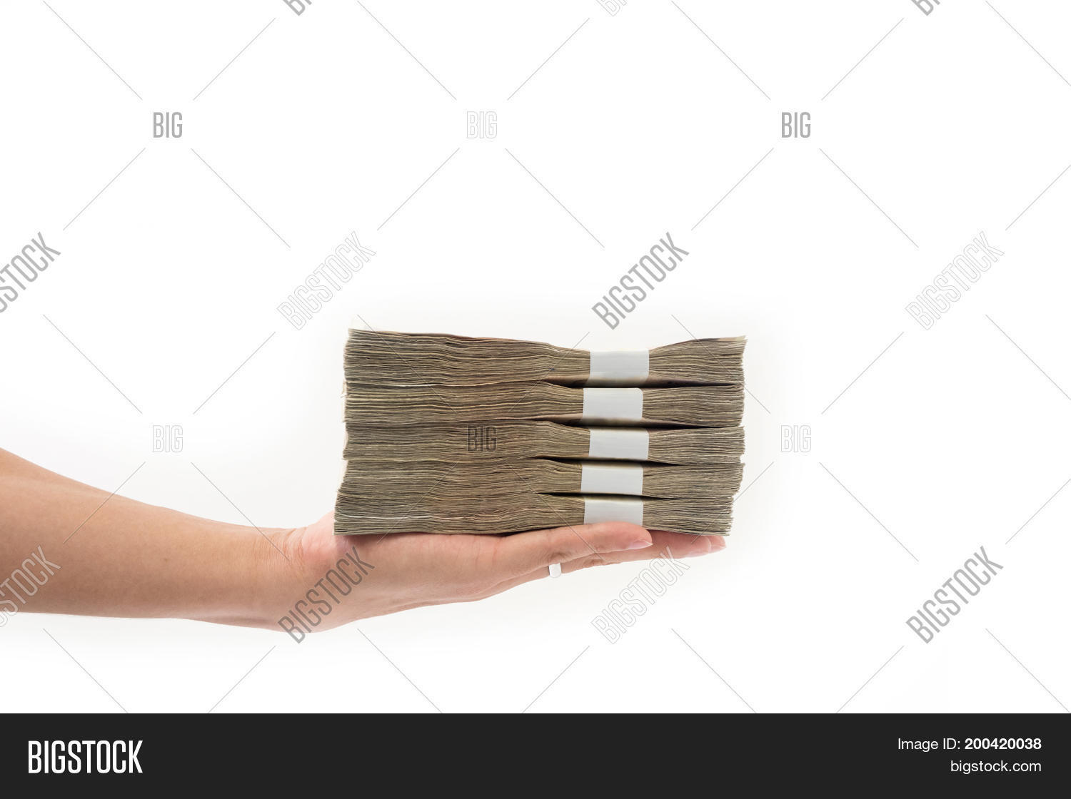 Hand Holding Stack Image & Photo (Free Trial) | Bigstock