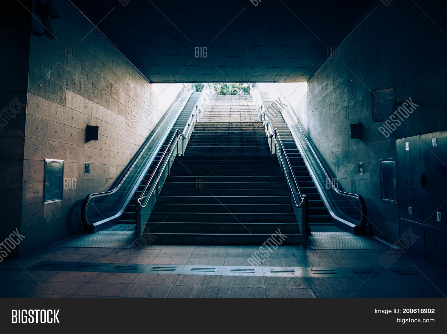 Exit Underground Metro Image & Photo (Free Trial) | Bigstock