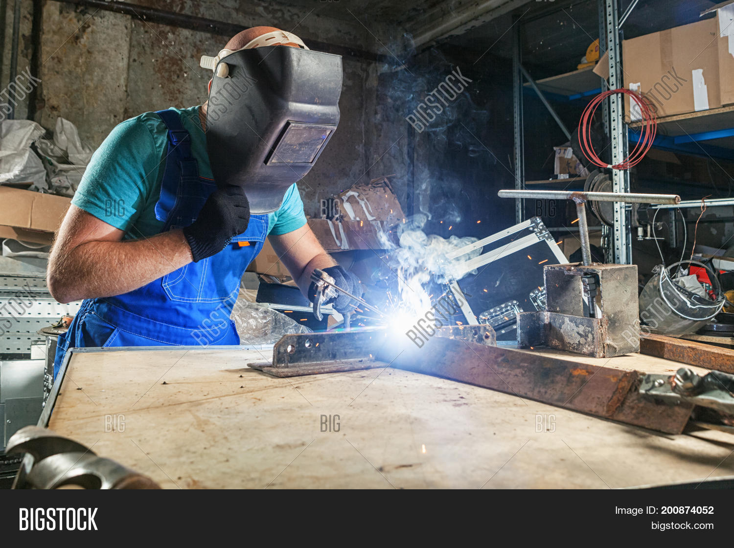 Welder Brewing Metal Image & Photo (Free Trial) | Bigstock