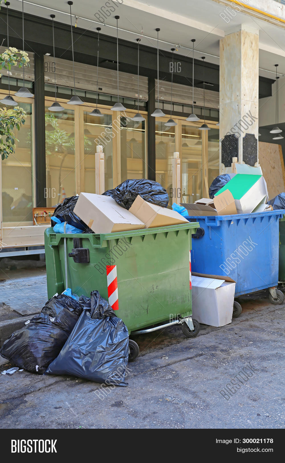 Overflow Trash Garbage Image & Photo (Free Trial) | Bigstock