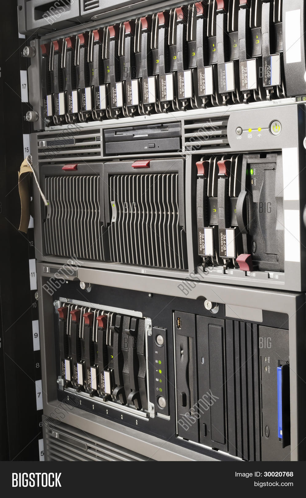 Rack Mounted Servers Image & Photo (Free Trial) | Bigstock