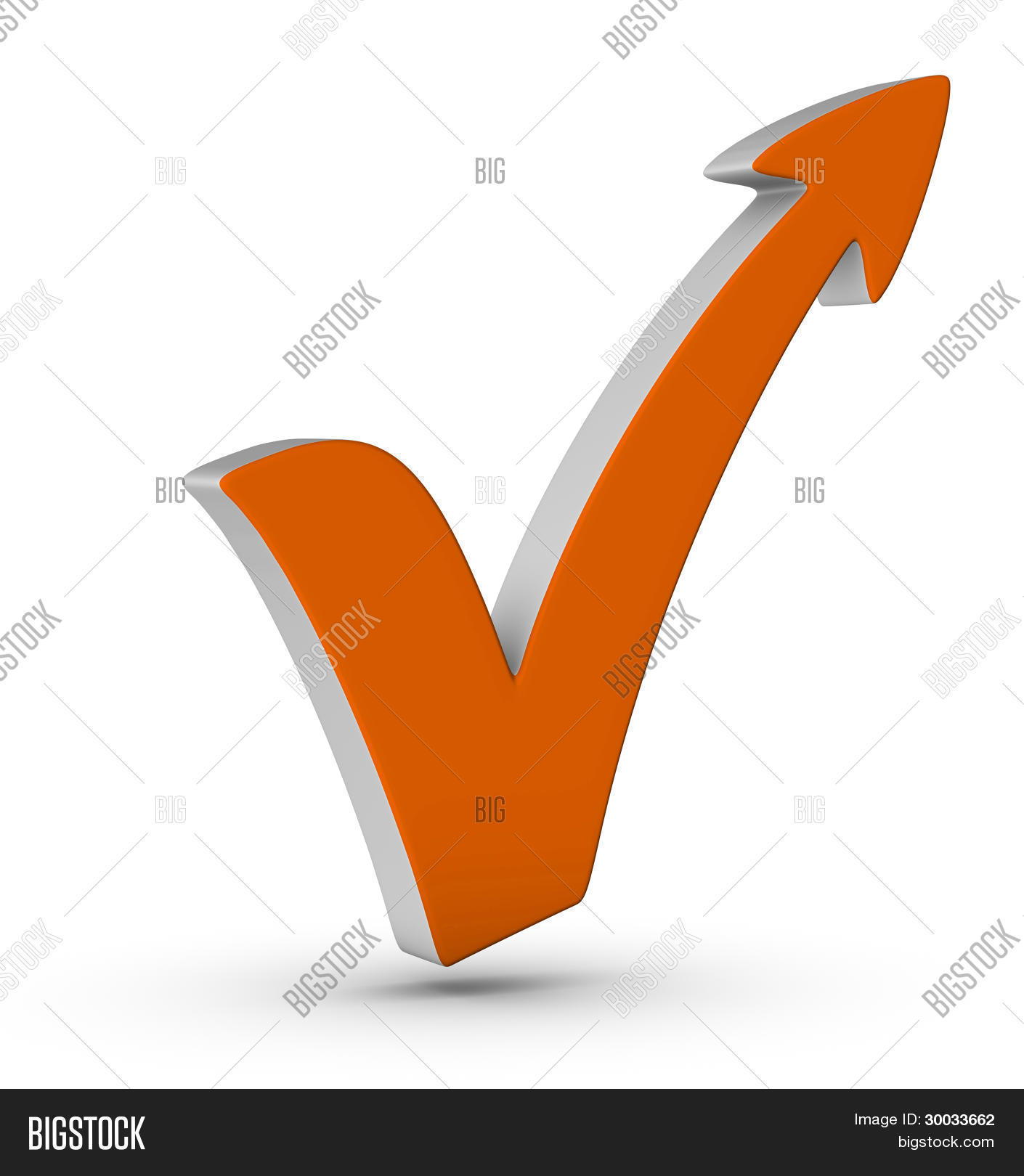 Orange Check Mark Image & Photo (Free Trial) | Bigstock