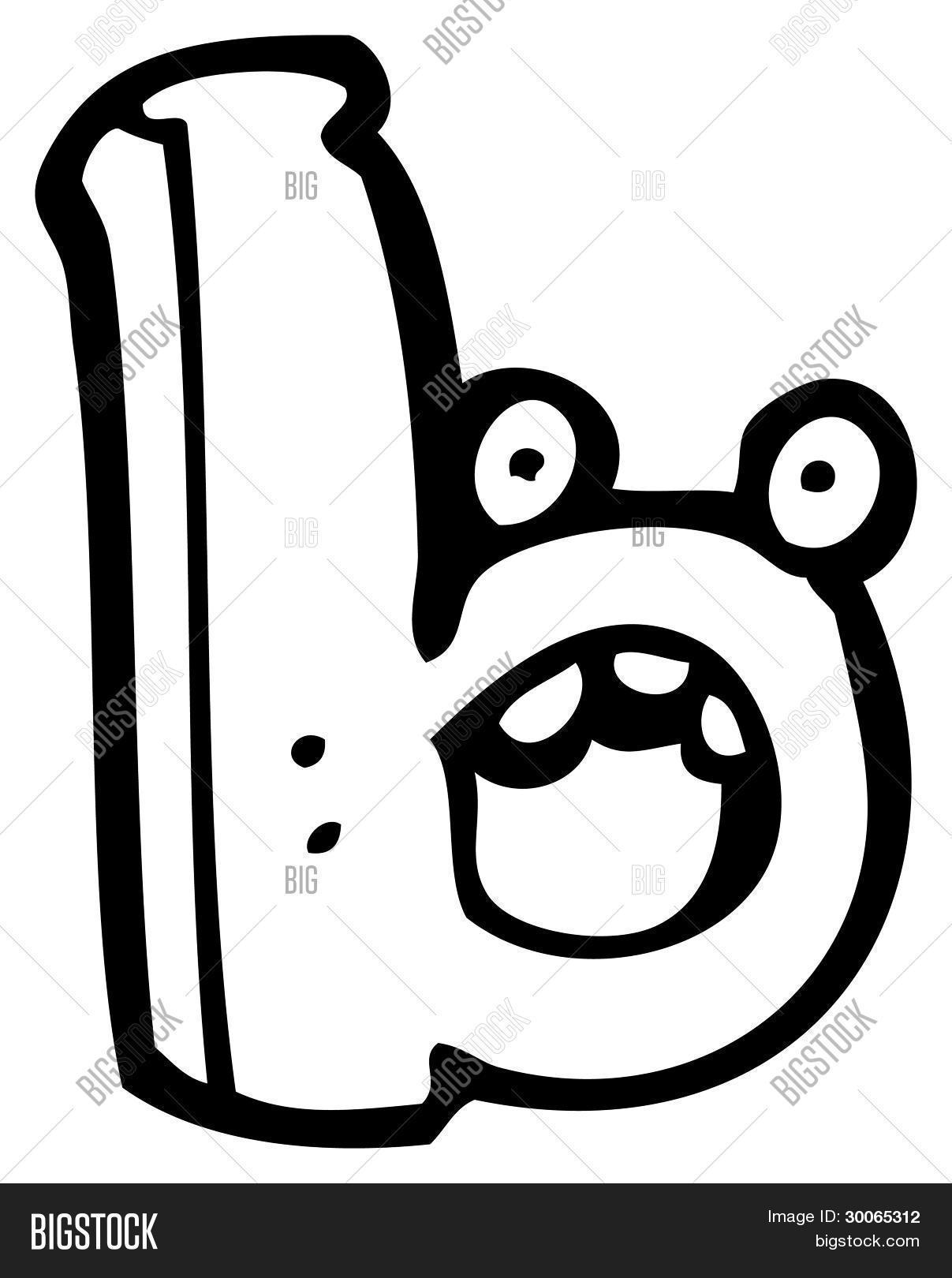 Funny Cartoon Letter B Image & Photo (Free Trial) | Bigstock