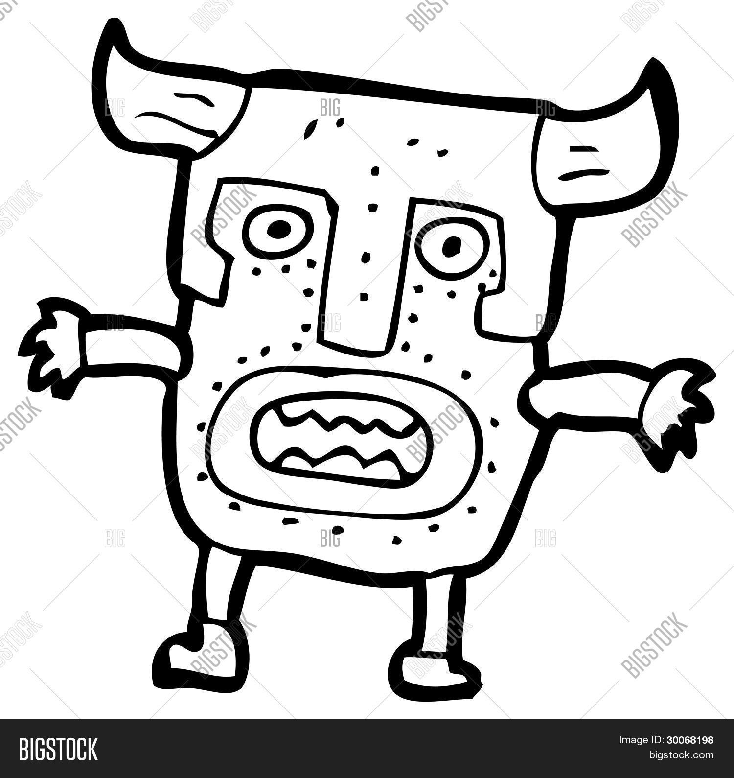 Scary Man Clipart