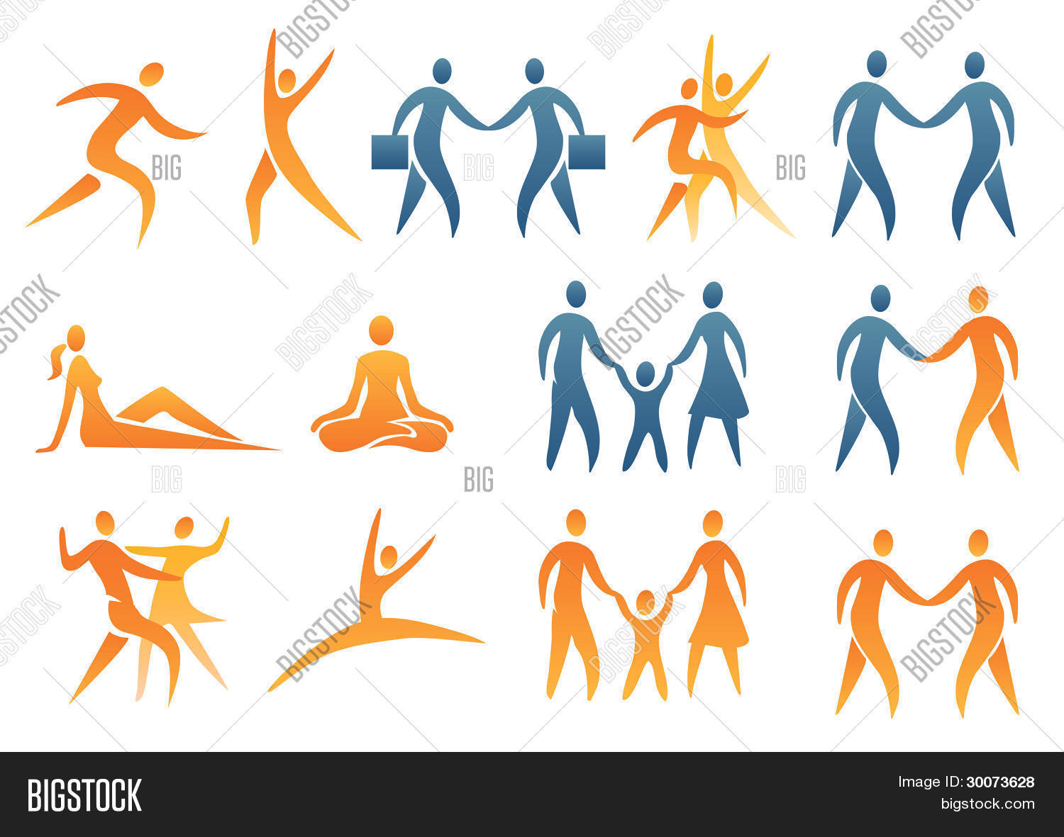 Icons Symbols Human Vector & Photo (Free Trial) | Bigstock