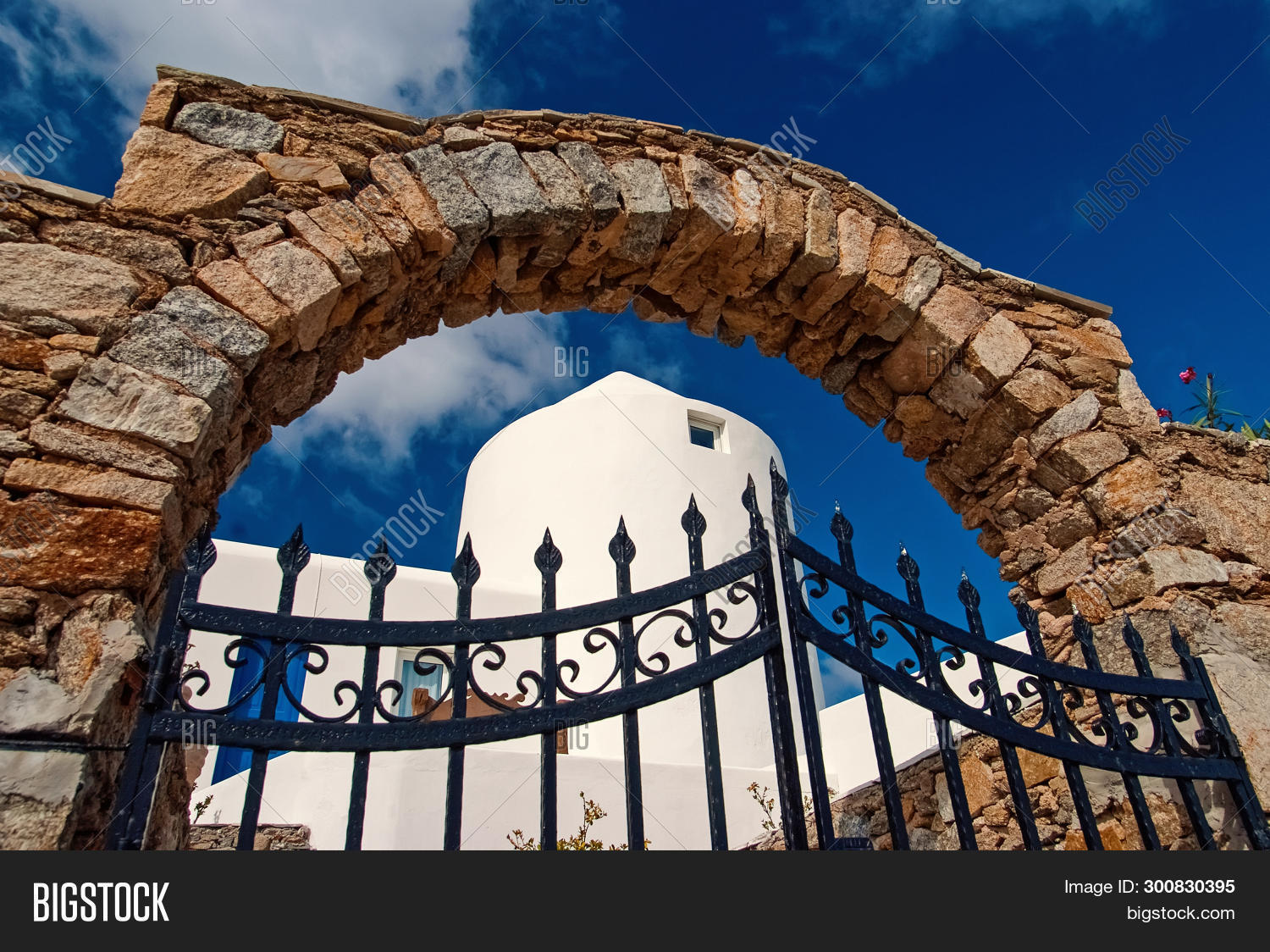 Iron Gate Stone Arch Image & Photo (Free Trial) | Bigstock