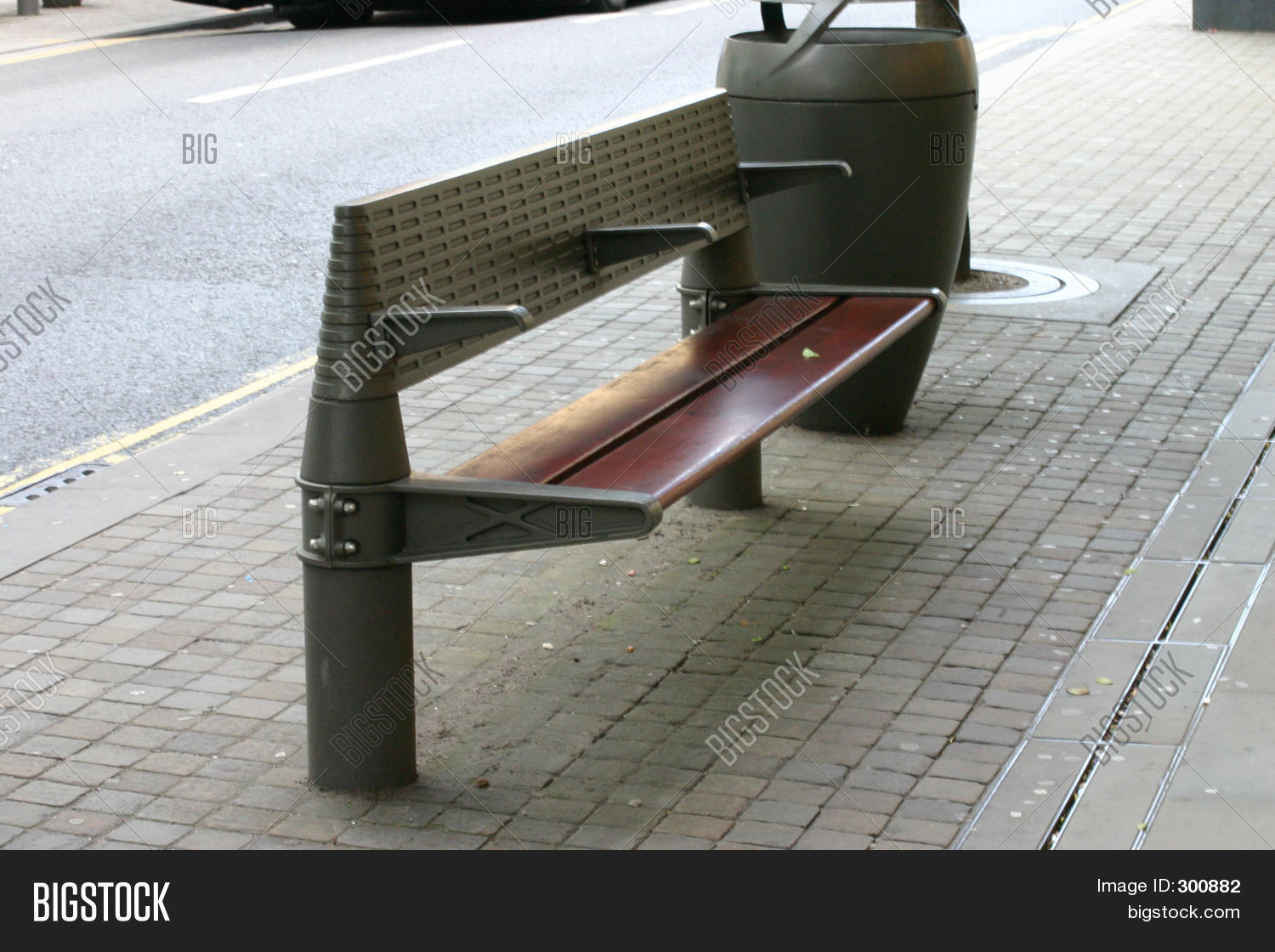 Modern Street Bench Image & Photo (Free Trial) | Bigstock