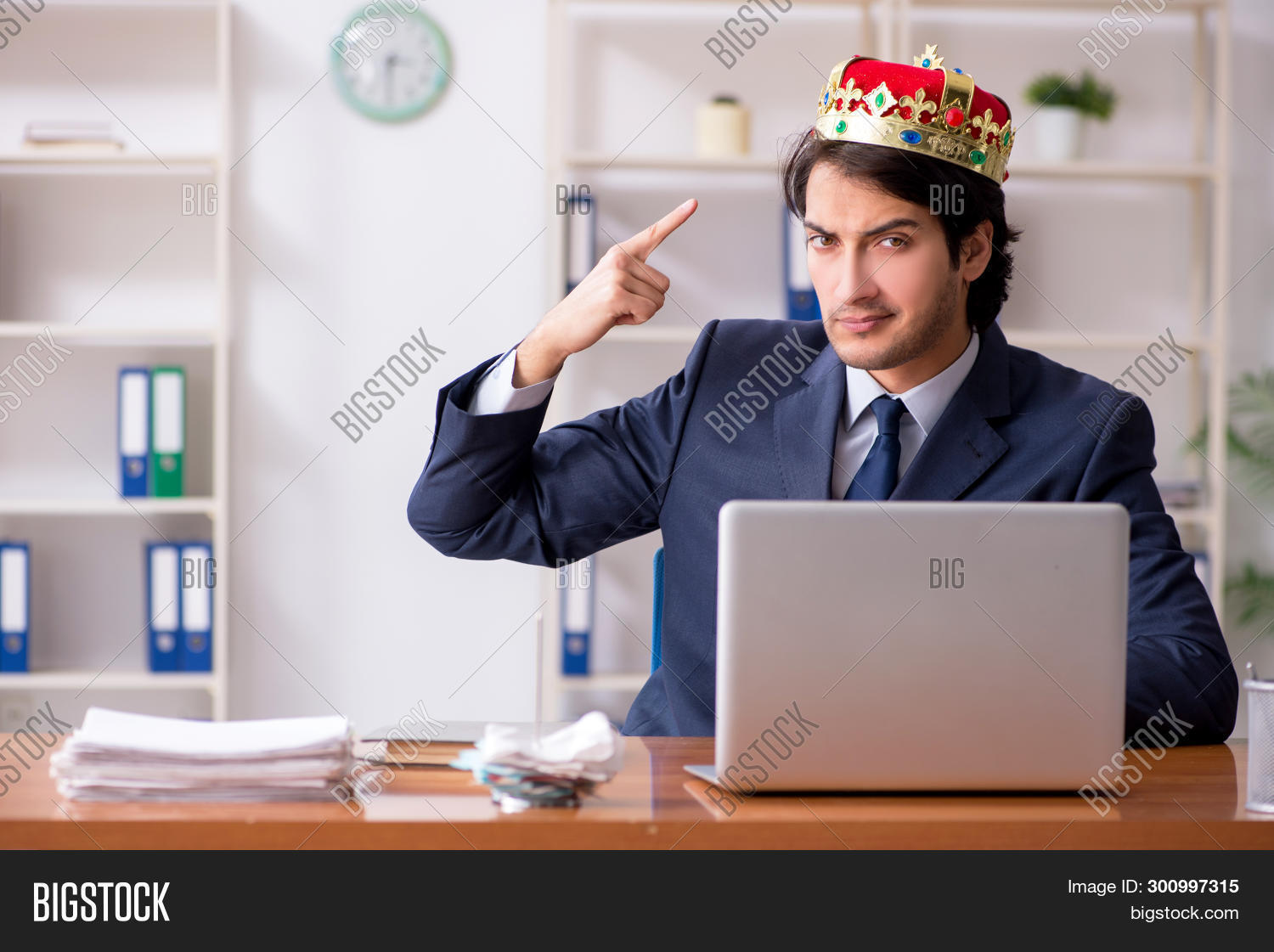 Young King Businessman Image & Photo (Free Trial) | Bigstock