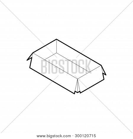 Outline Box Icon. Vector & Photo (Free Trial) | Bigstock