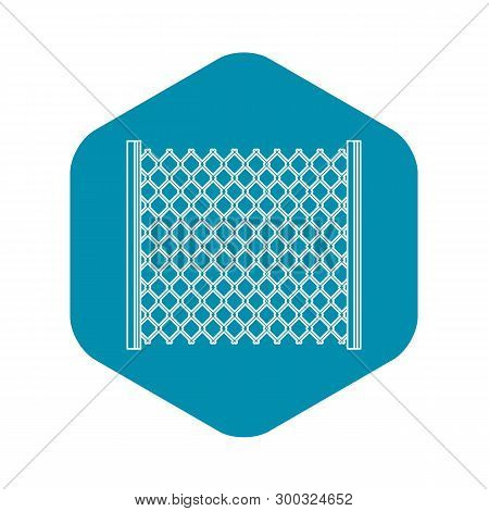 Perforated Gate Icon Vector & Photo (Free Trial) | Bigstock
