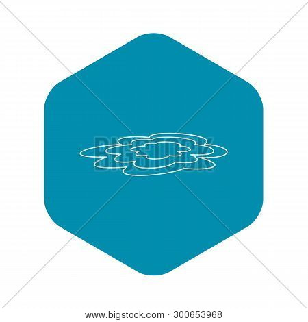 Water Puddle Icon. Vector & Photo (Free Trial) | Bigstock