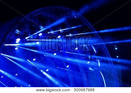 Blue Neon Light. Rays Image & Photo (Free Trial) | Bigstock