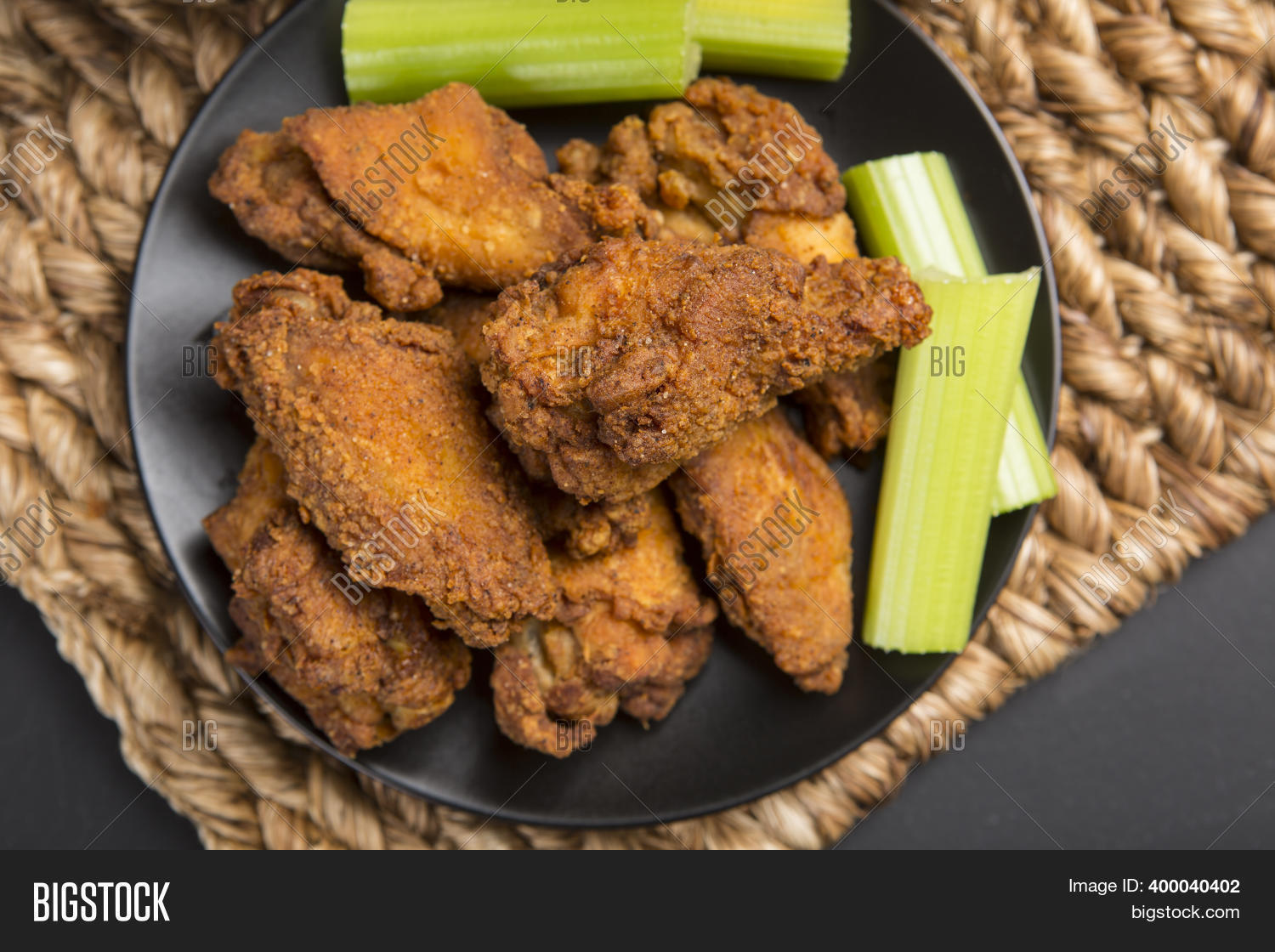Top View Fried Chicken Image & Photo (Free Trial) | Bigstock
