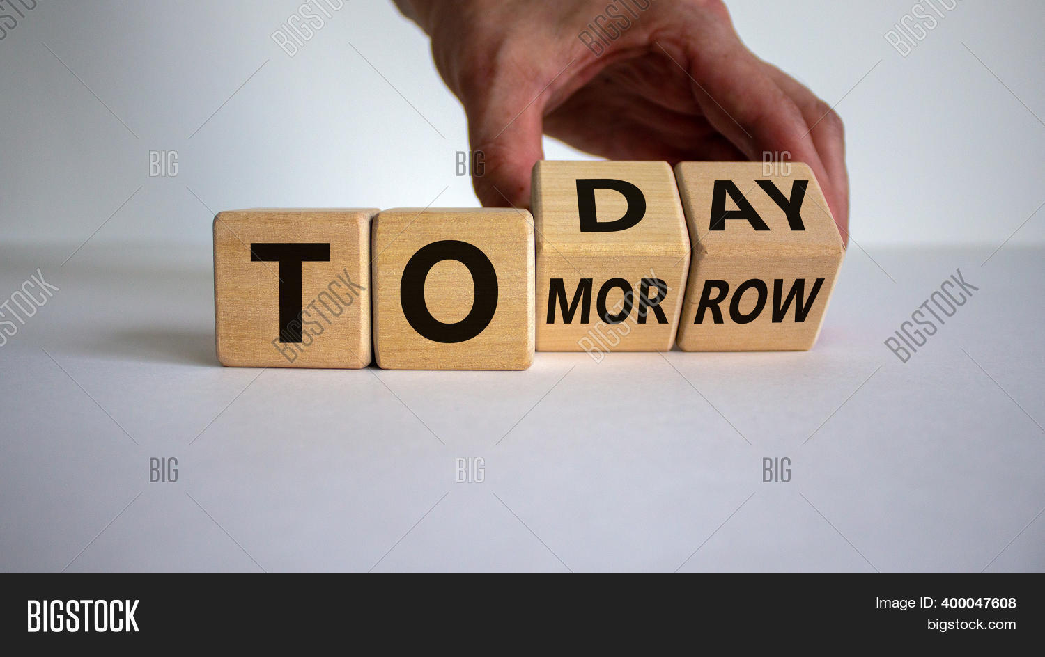 Do Today, Not Tomorrow Image & Photo (Free Trial) | Bigstock