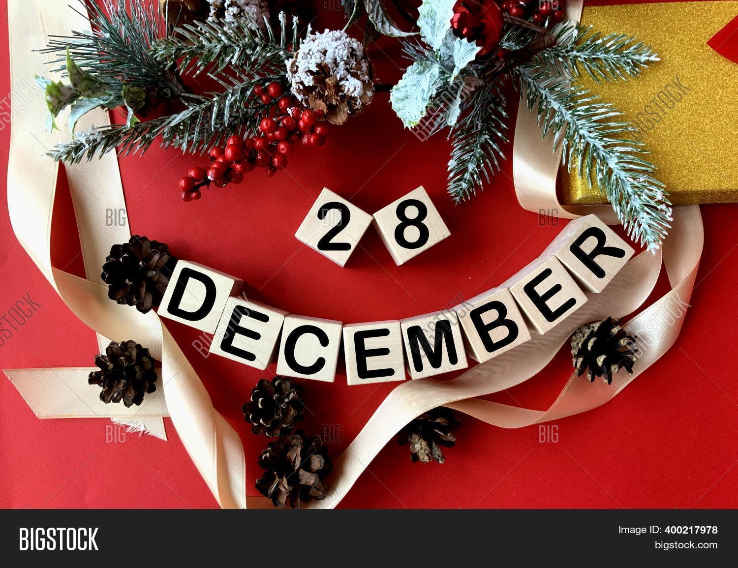 December 28 On Wooden Image & Photo (Free Trial) | Bigstock