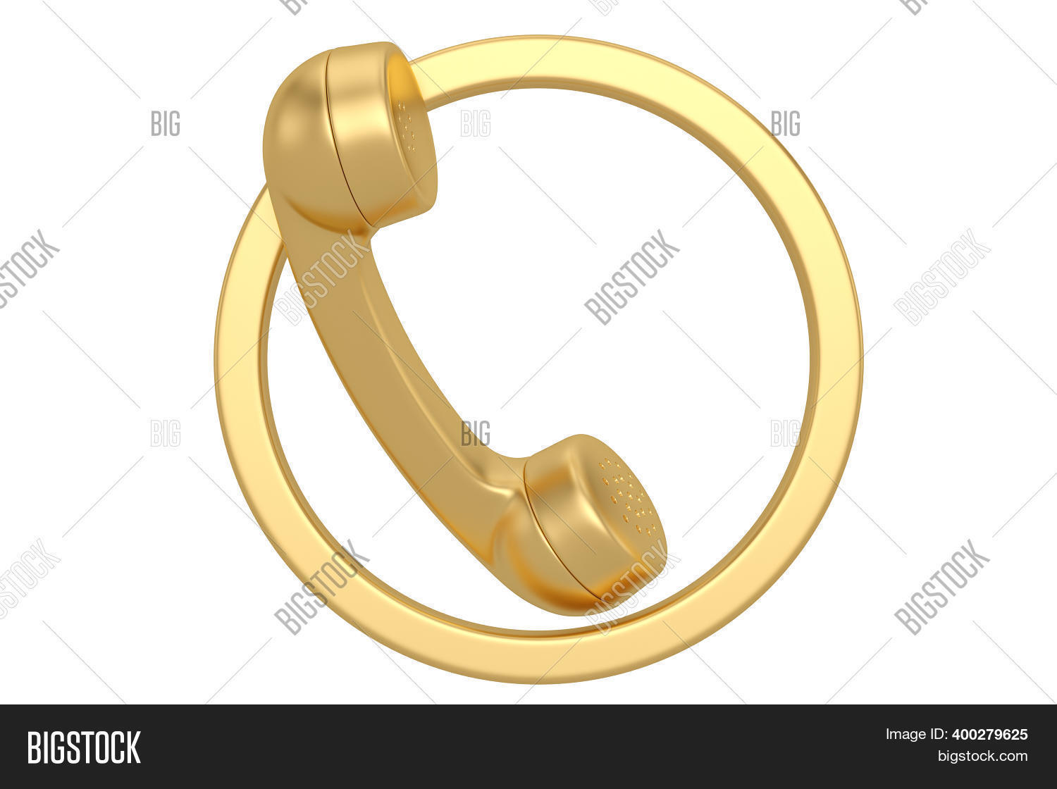 Gold Telephone Image & Photo (Free Trial) | Bigstock