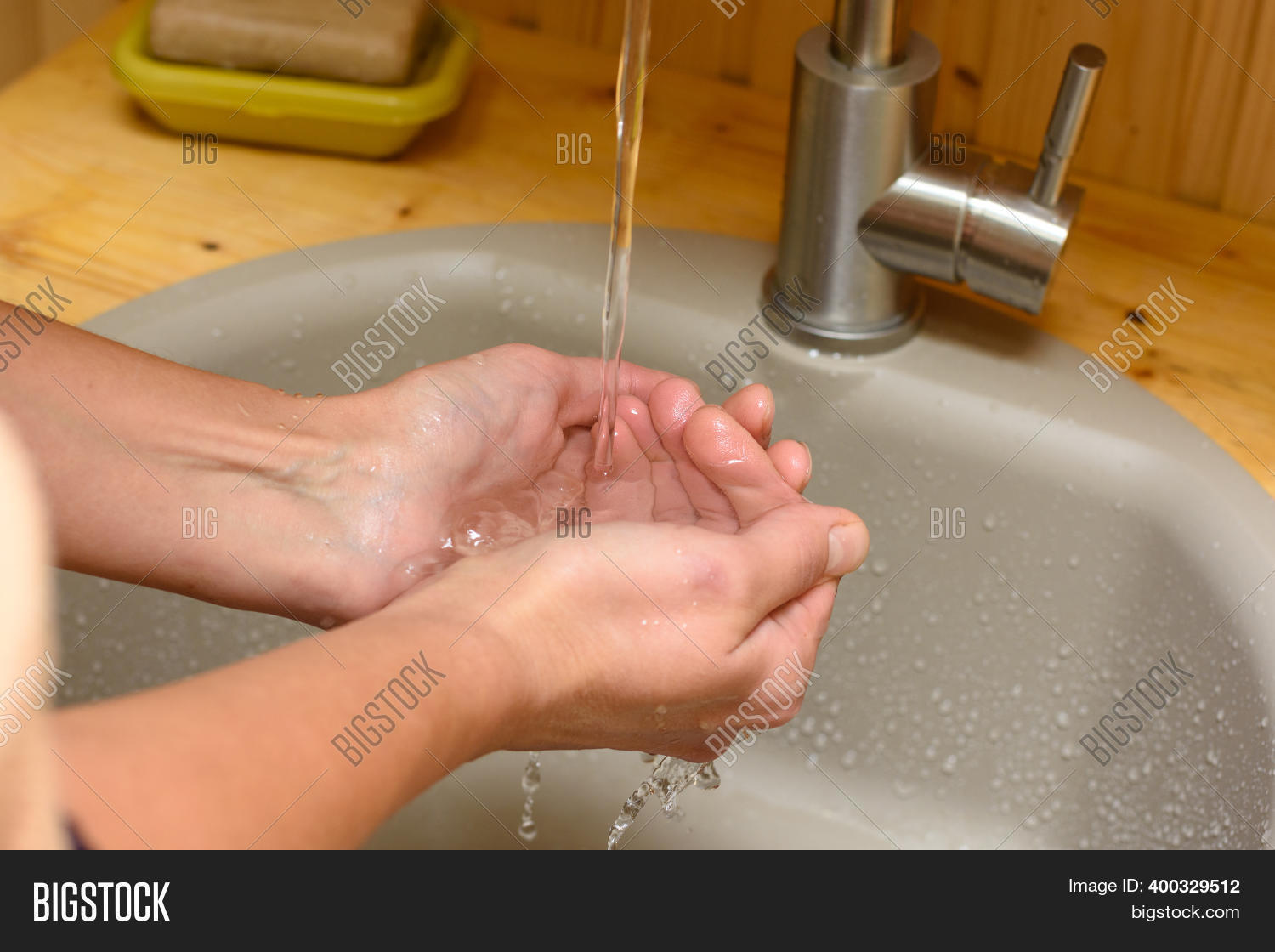 Palm Girl Pouring Image & Photo (Free Trial) | Bigstock