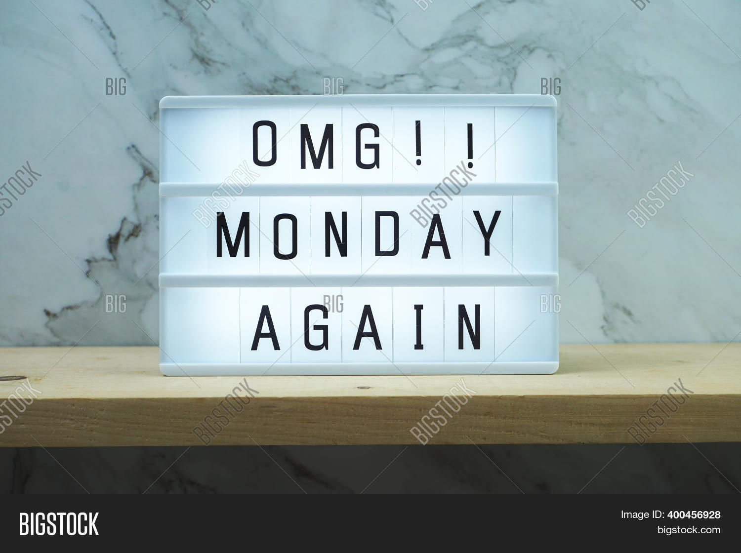 Monday Again Word Image & Photo (Free Trial) | Bigstock