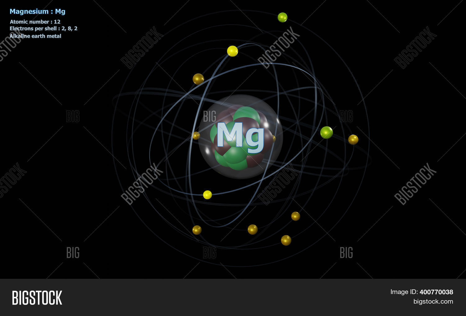 3d Illustration Atom Image & Photo (Free Trial) | Bigstock