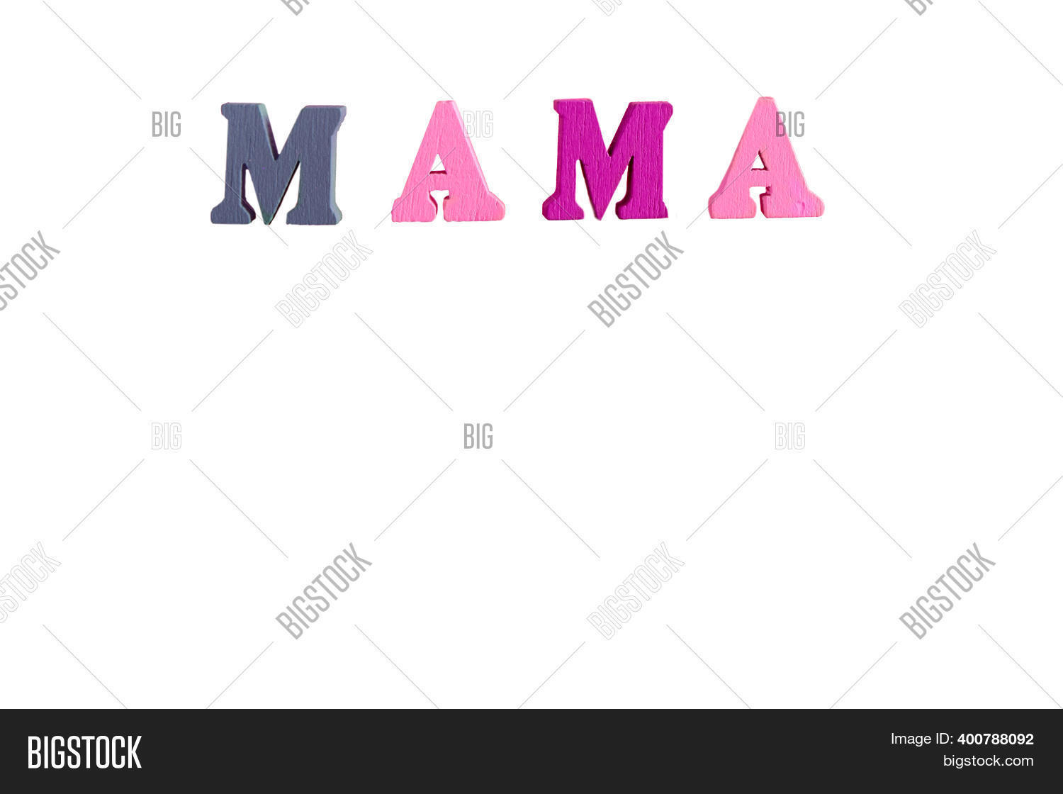 Word Mama Isolated On Image & Photo (Free Trial) | Bigstock