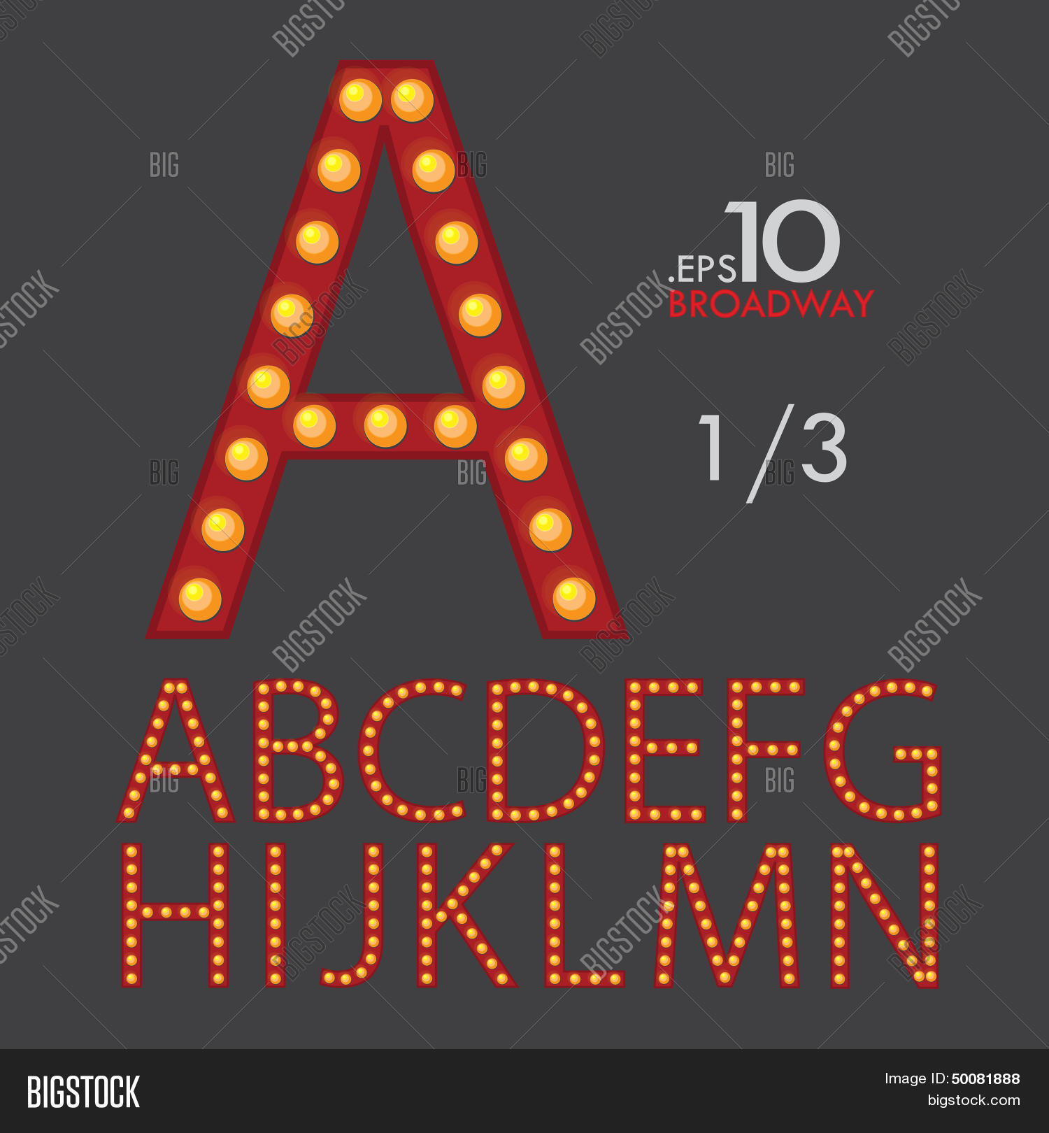 Set Broadway Vector Vector & Photo (Free Trial) | Bigstock