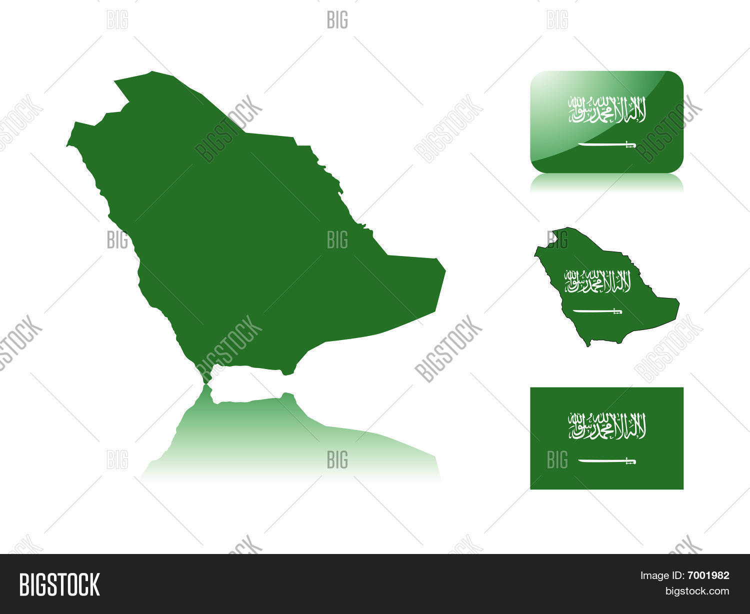 Saudi Arabian Map Vector & Photo (Free Trial) | Bigstock