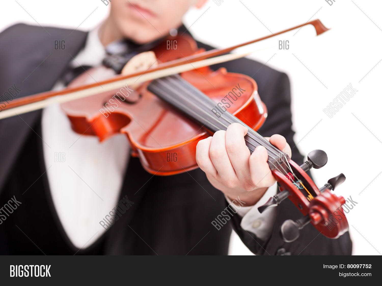 Studio Shot Violinist Image & Photo (Free Trial) | Bigstock