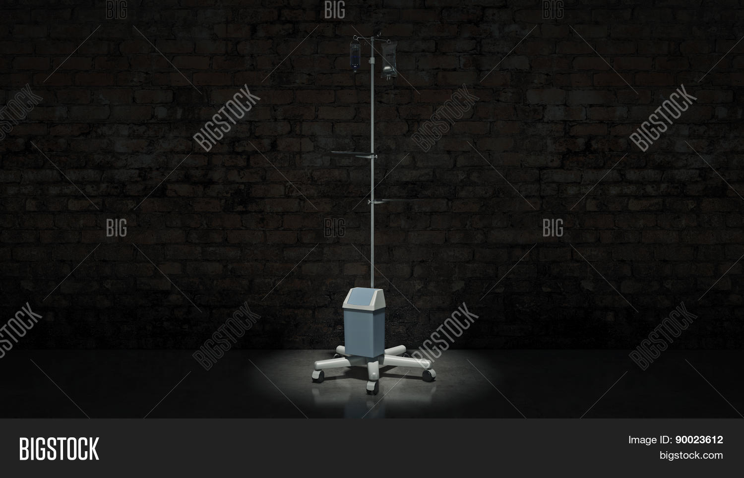 3d Rendering IV Pole Image & Photo (Free Trial) | Bigstock