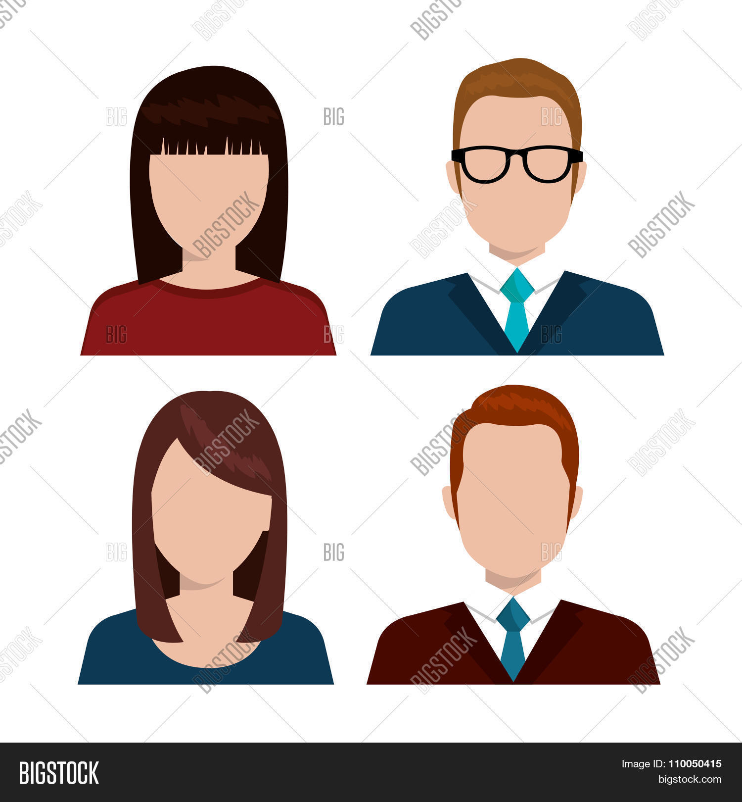 Young People Avatar Vector & Photo (Free Trial) | Bigstock