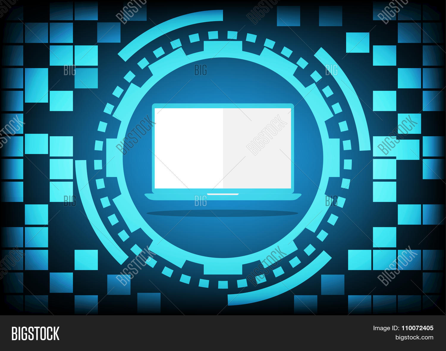 Computer Laptop Vector & Photo (Free Trial) | Bigstock