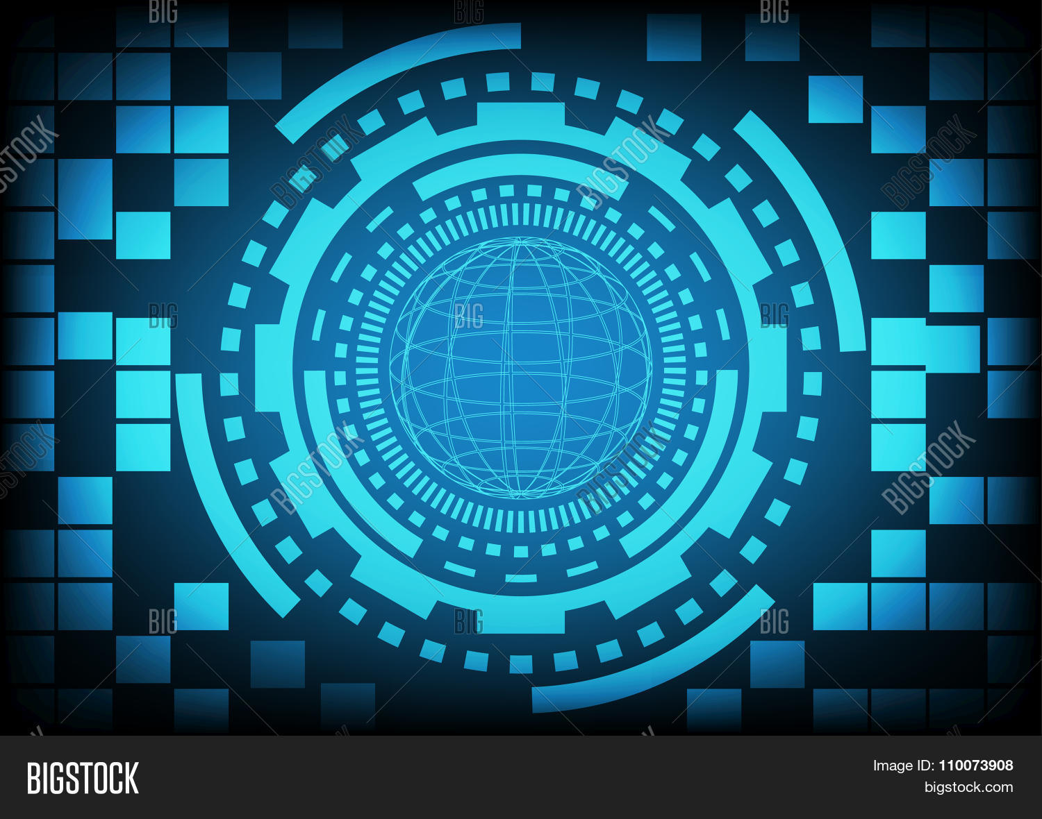 Blue Circle Ring Vector & Photo (Free Trial) | Bigstock