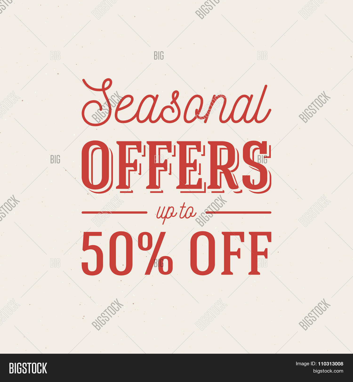Seasonal Offers - Ad Vector & Photo (Free Trial) | Bigstock