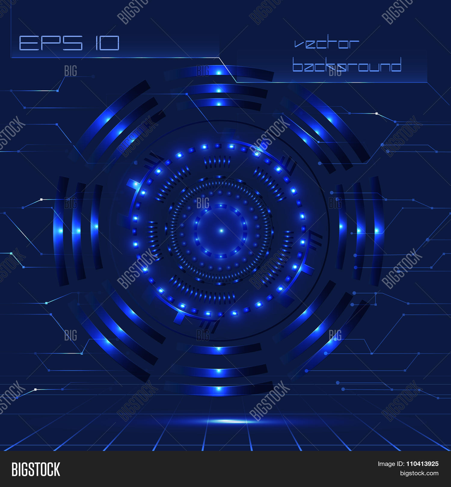 Blue Futuristic Image & Photo (Free Trial) | Bigstock