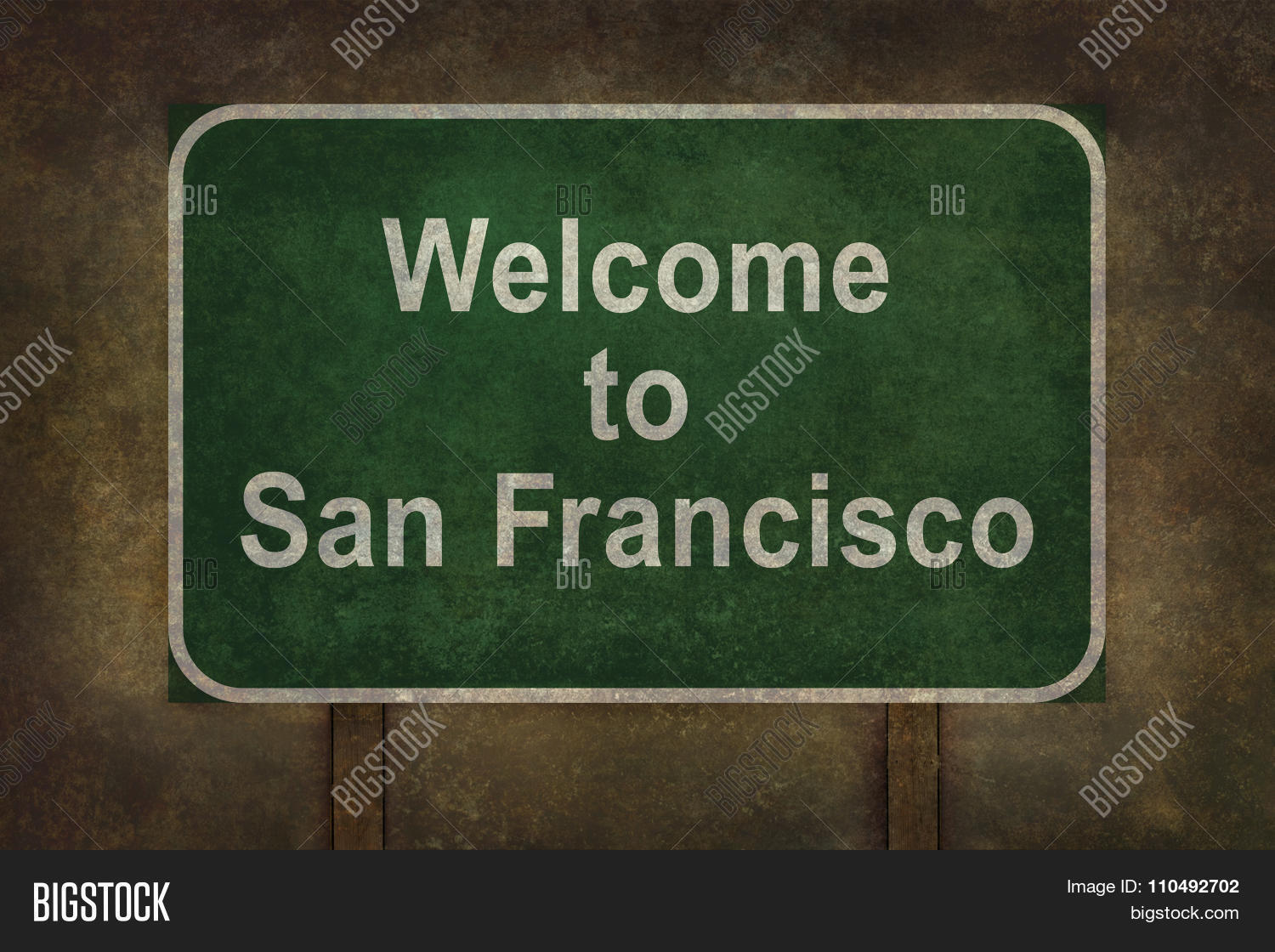 Welcome San Francisco Image & Photo (Free Trial) | Bigstock