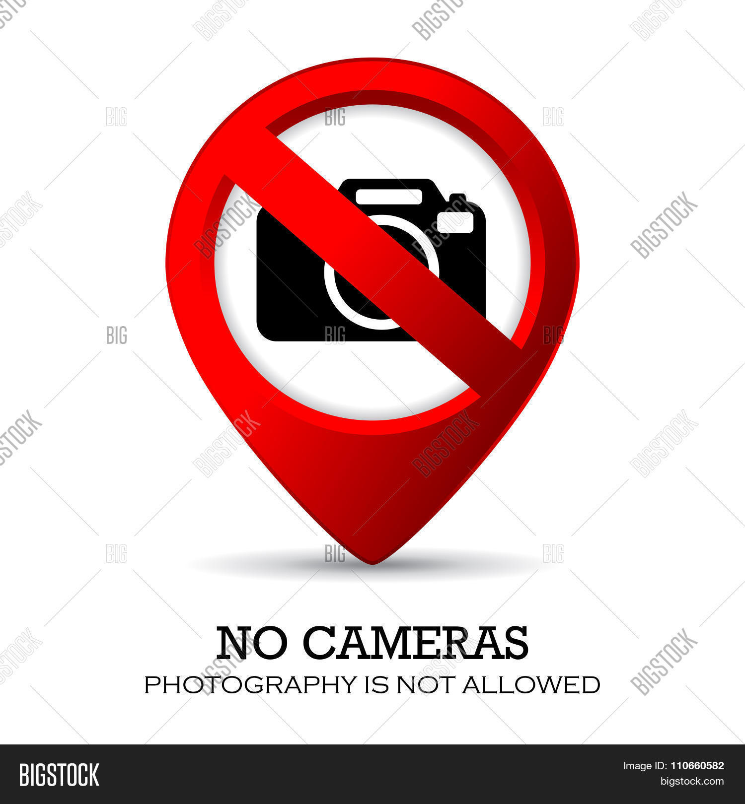No Camera Sign Vector & Photo (Free Trial) | Bigstock