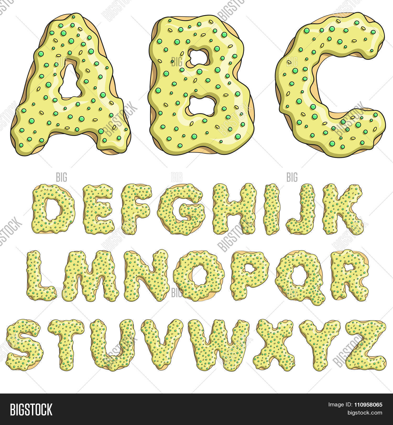 Alphabet Cartoon Vector & Photo (Free Trial) | Bigstock