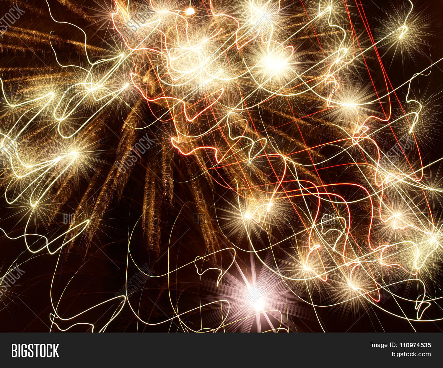 Golden Stars Abstract Image & Photo (Free Trial) | Bigstock
