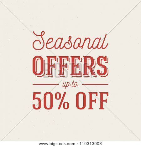 Seasonal Offers - Ad Vector & Photo (Free Trial) | Bigstock