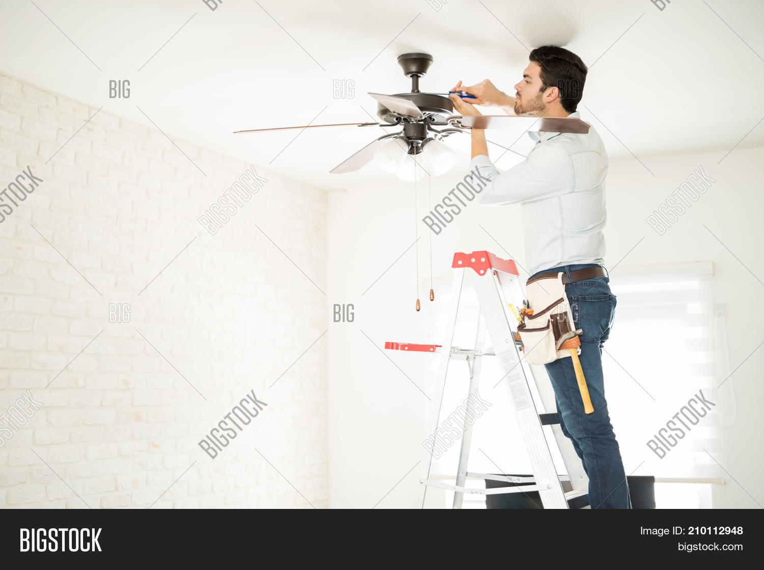 Electrician Fixing Image & Photo (Free Trial) | Bigstock