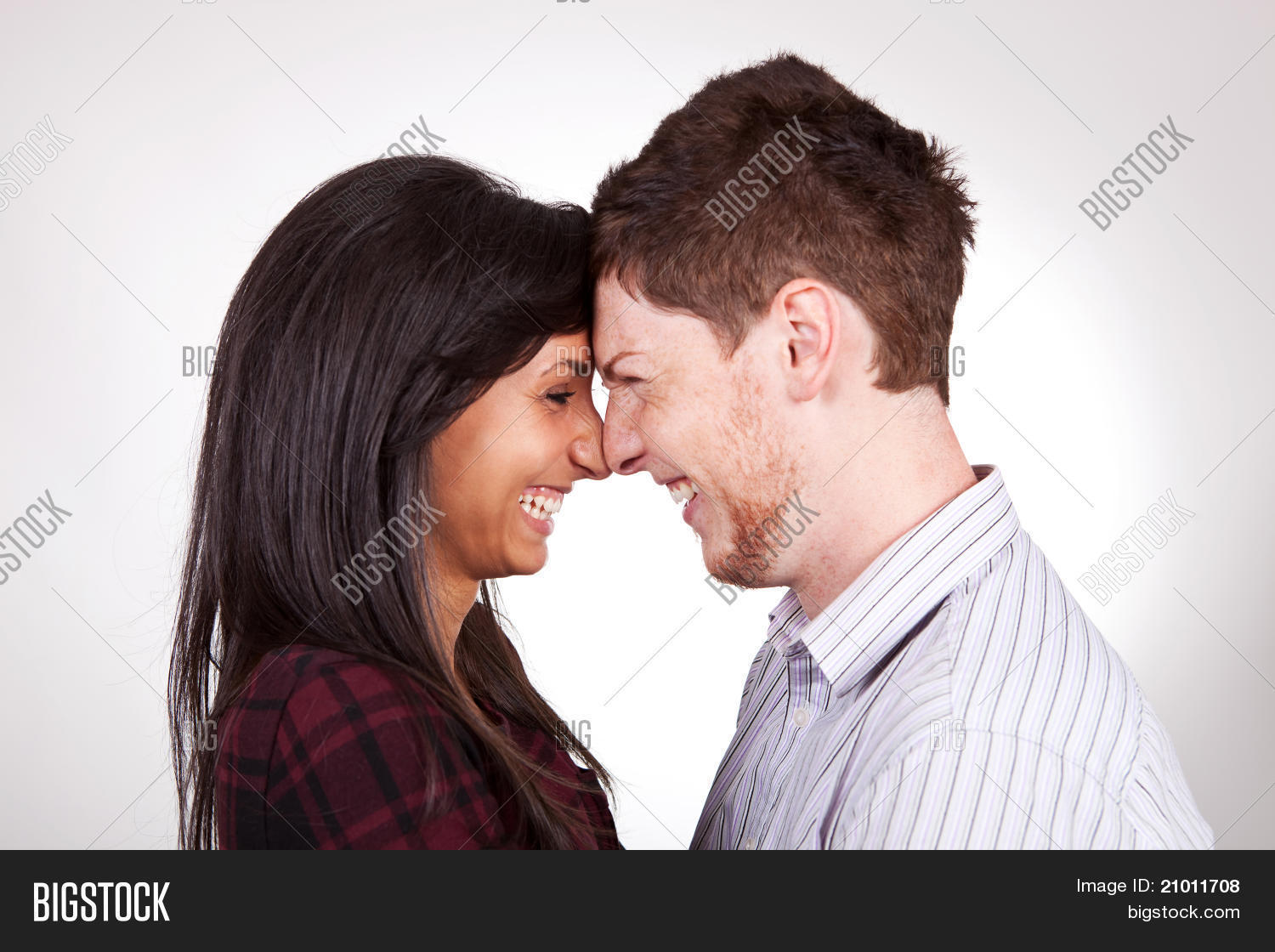 Head Head Couple Image & Photo (Free Trial) | Bigstock